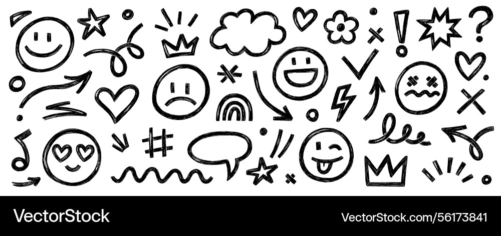 Emoji Collage Happy Vector Images (over 1,100)