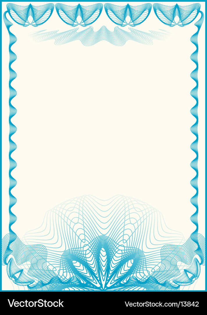 Certificate border Royalty Free Vector Image - VectorStock