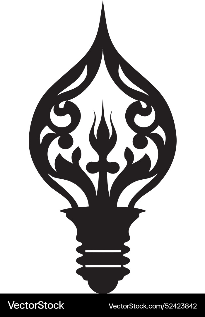 Luminous artistry decorative light Royalty Free Vector Image