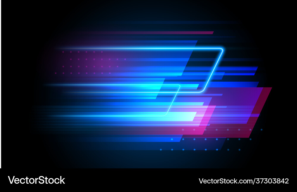 Speed line motion background dynamic blue Vector Image