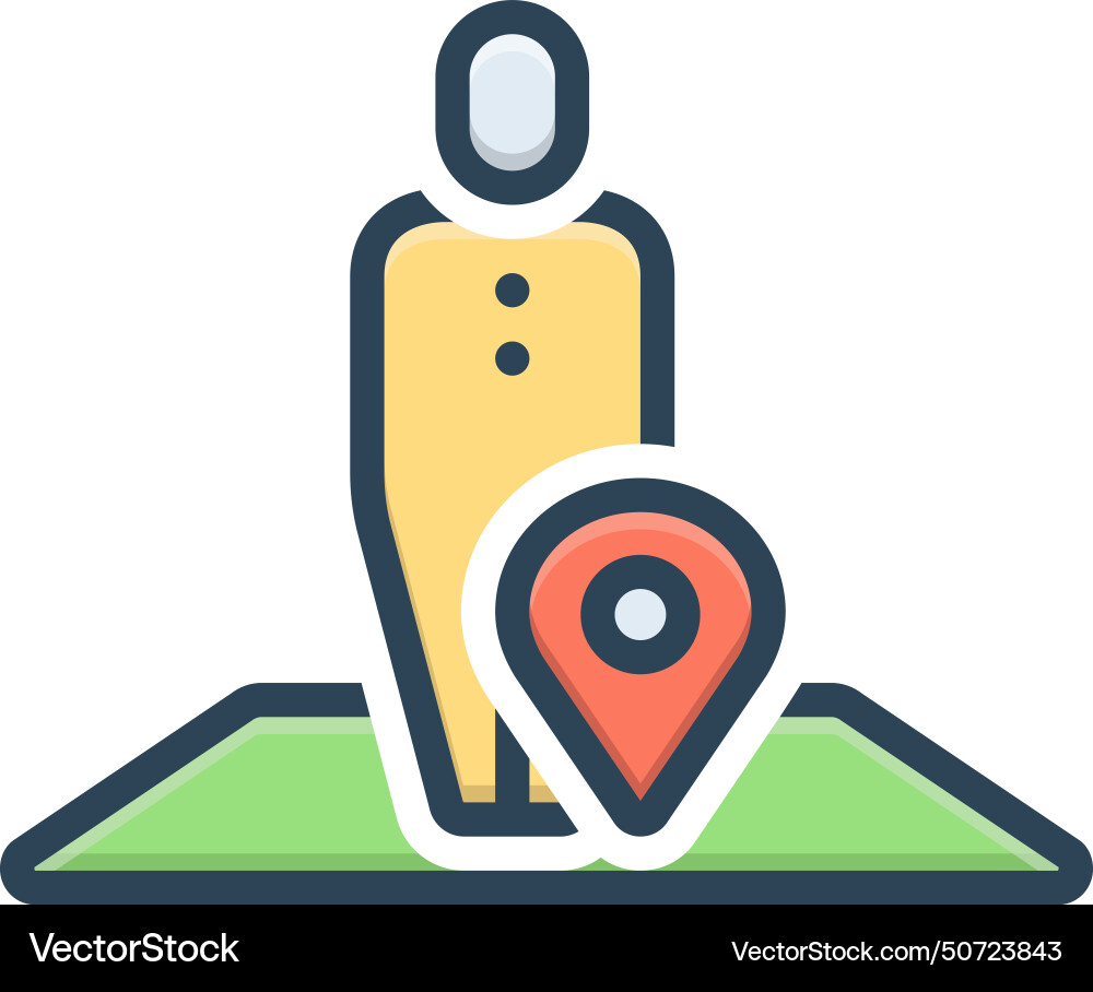 You are here Royalty Free Vector Image - VectorStock