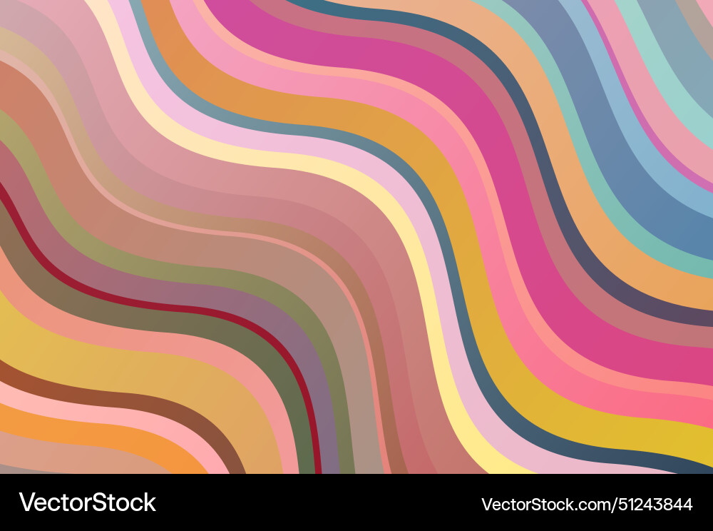 Multicolor striped abstract background Royalty Free Vector