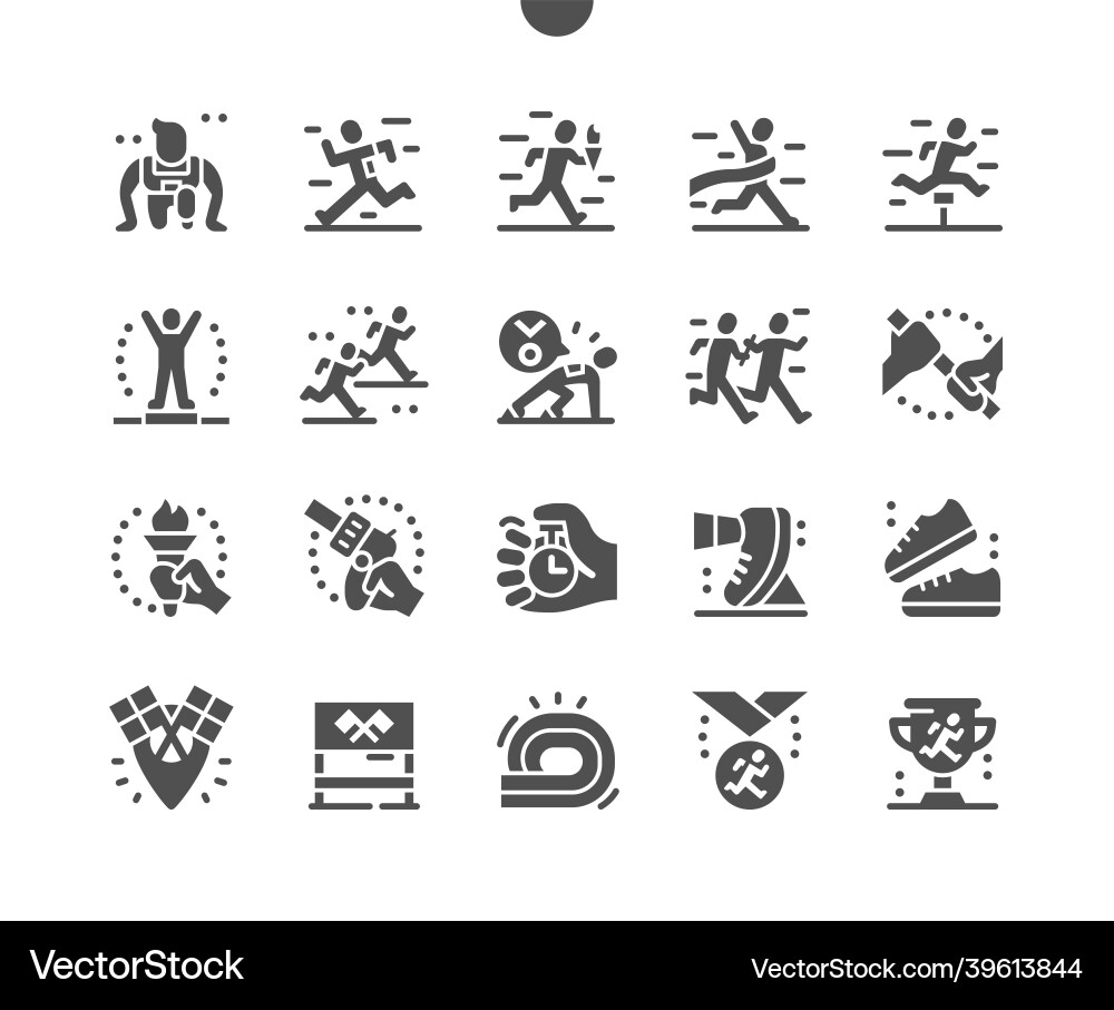 Relay race runner sport and competition Royalty Free Vector