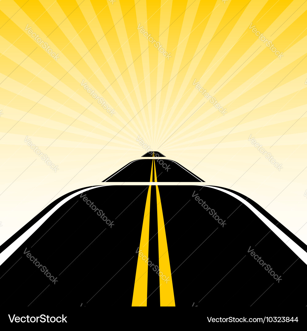Road Royalty Free Vector Image - VectorStock