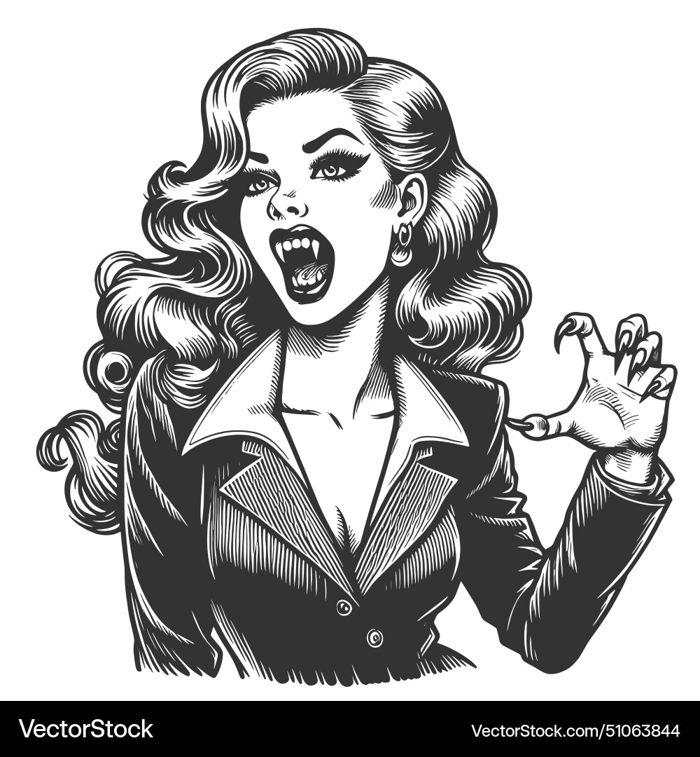 Vampire Girl Drawing Create A Feisty Female Vampire And Her Pet In