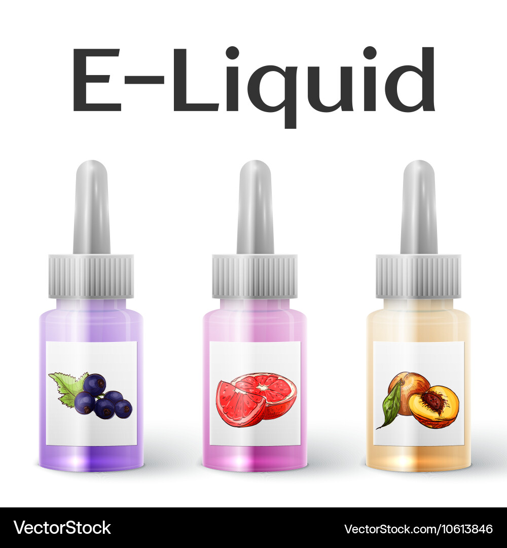 E-liquid Royalty Free Vector Image - VectorStock