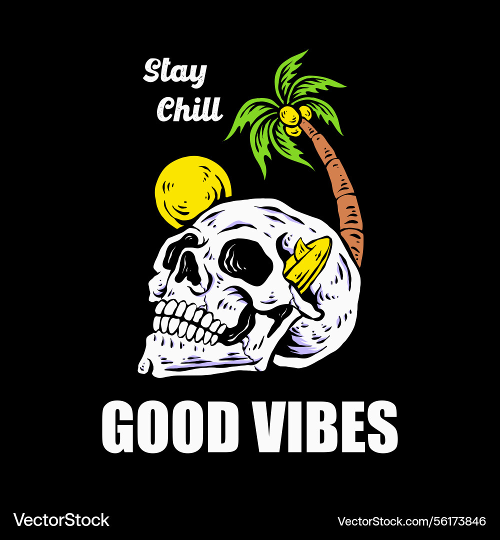 Good vibes Royalty Free Vector Image - VectorStock