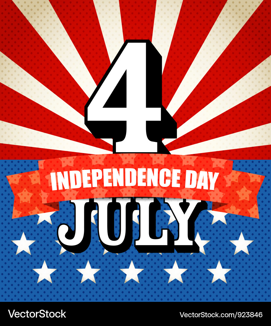 Independence day Royalty Free Vector Image - VectorStock