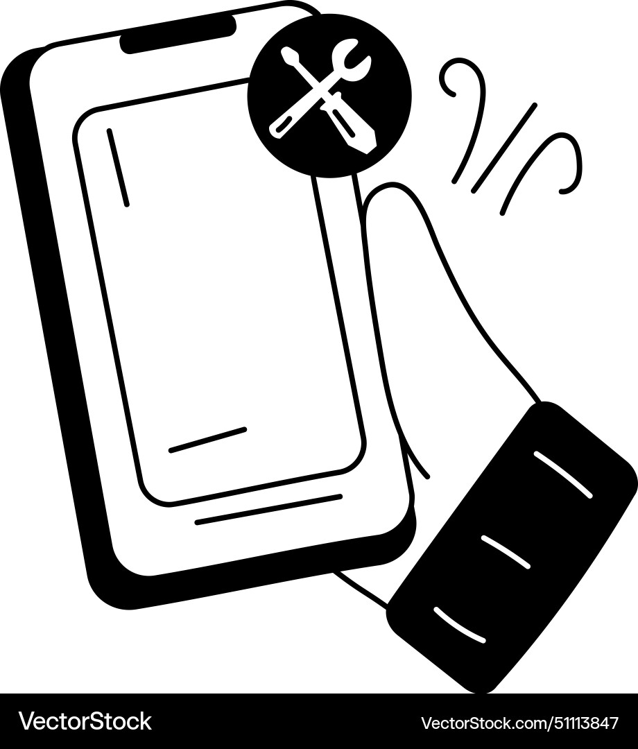 App maintenance Royalty Free Vector Image - VectorStock