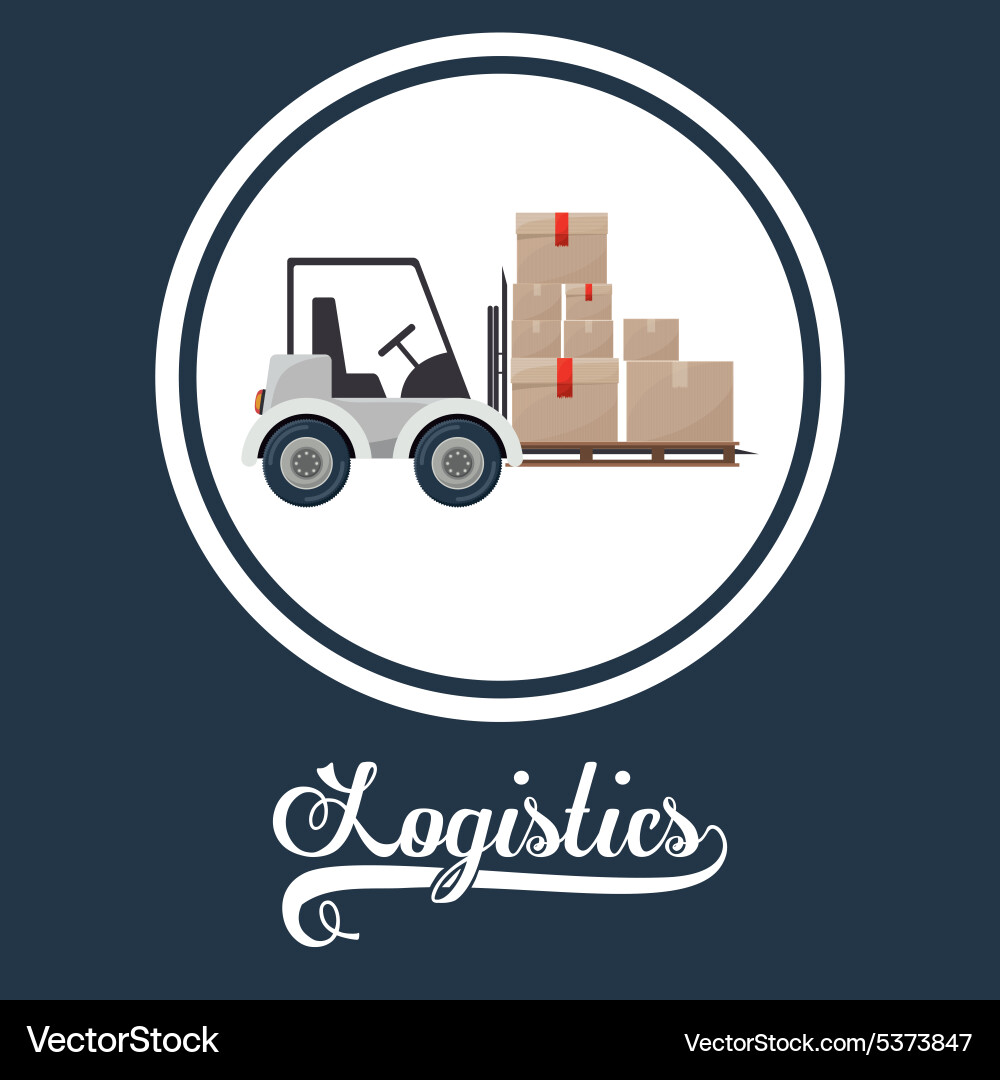 Logistics design Royalty Free Vector Image - VectorStock