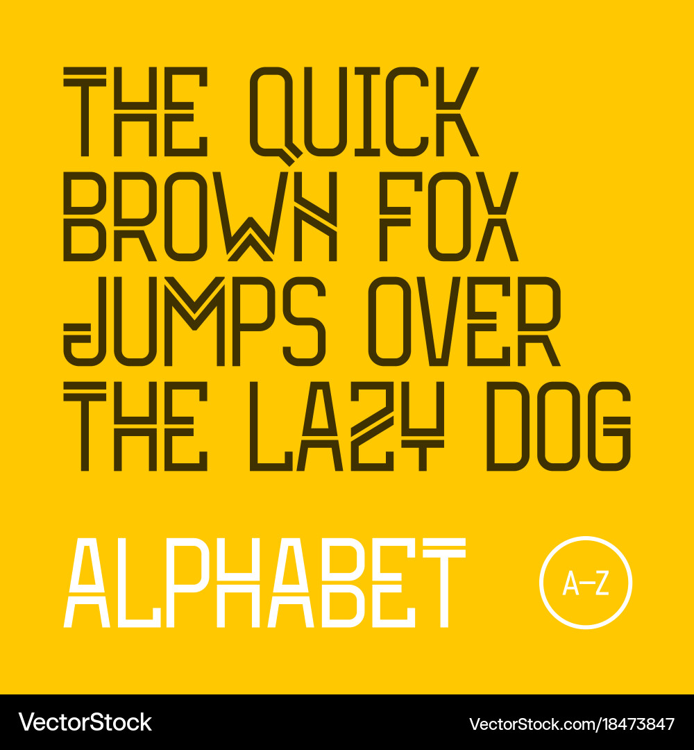 Quick brown fox jumps over the lazy dog Royalty Free Vector