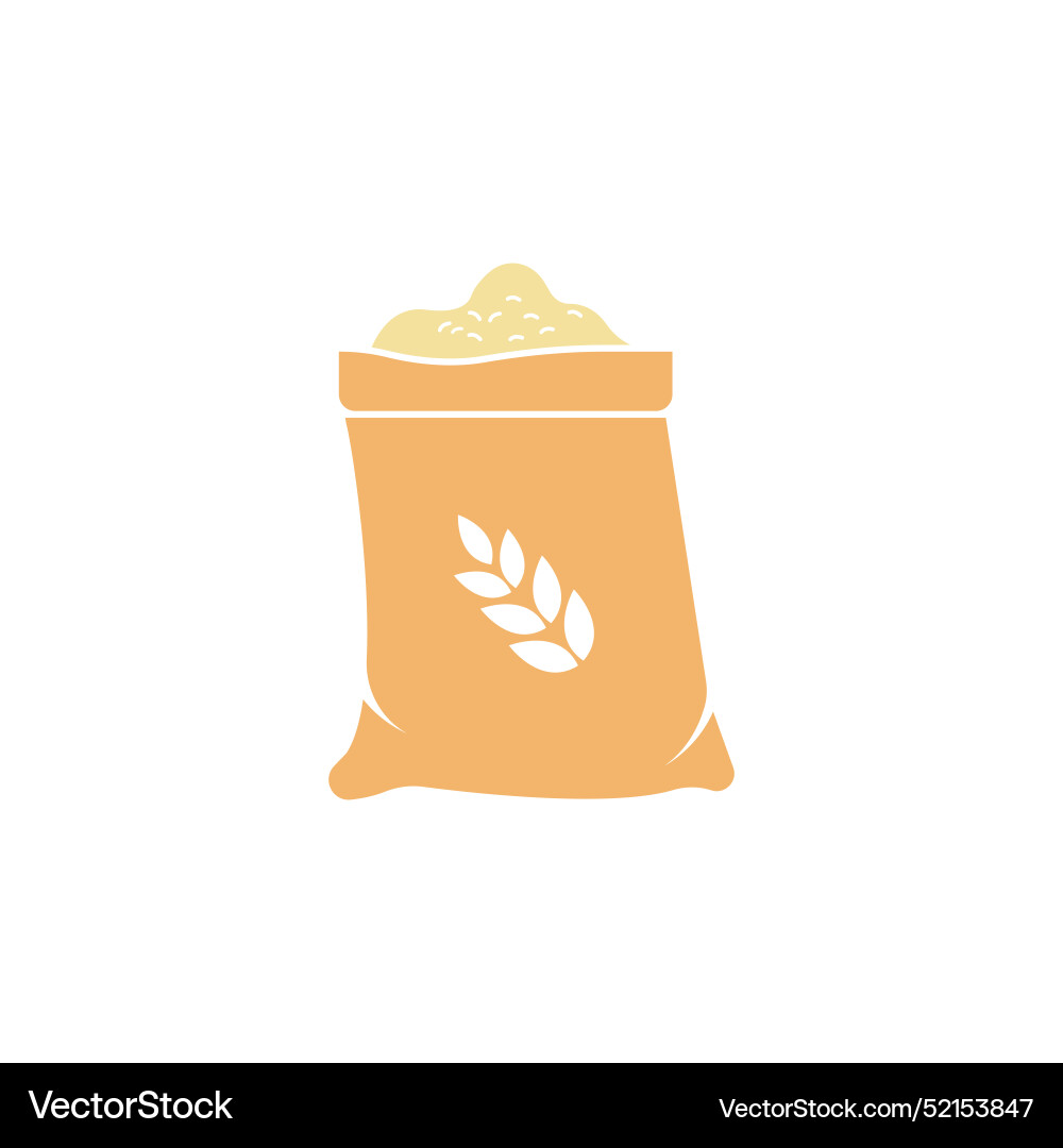 Sack of rice icon Royalty Free Vector Image - VectorStock