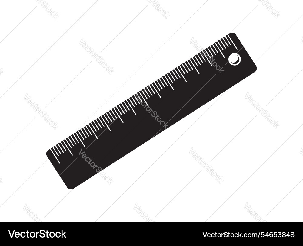Metric measurement icon in flat style measure Vector Image