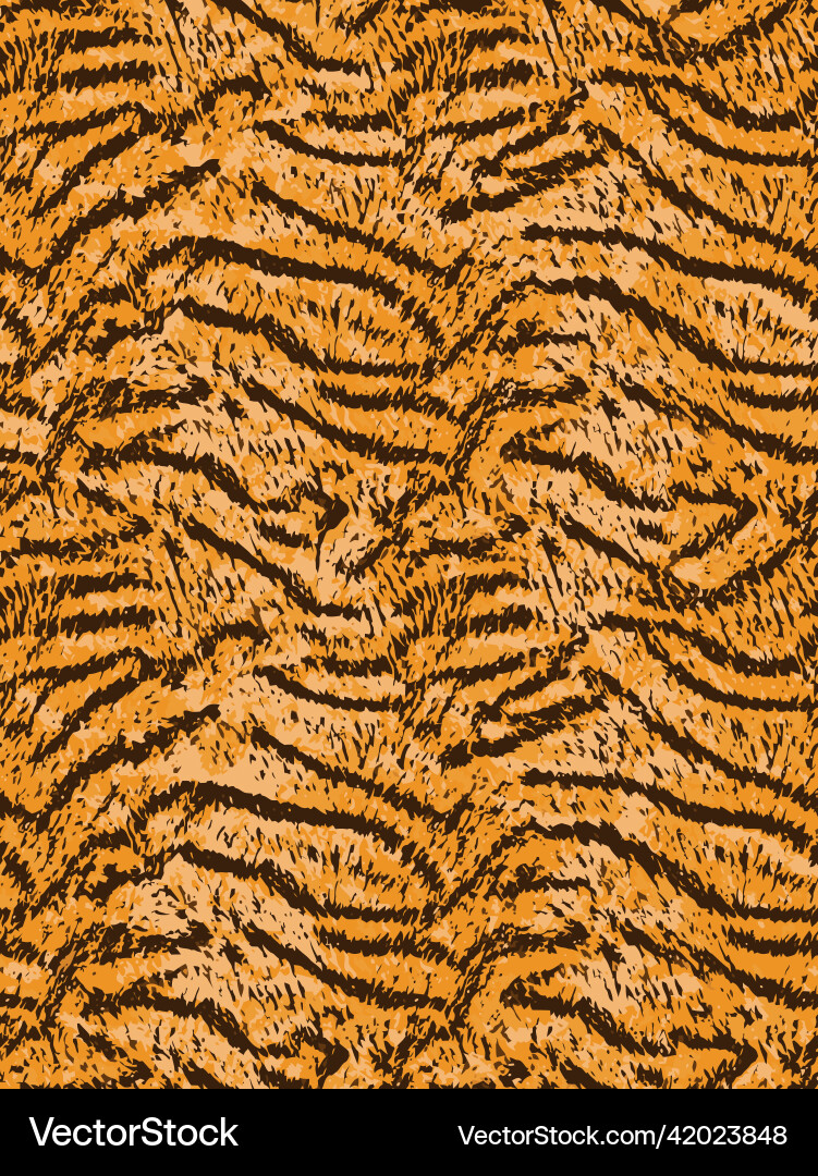 Tiger skin Royalty Free Vector Image - VectorStock