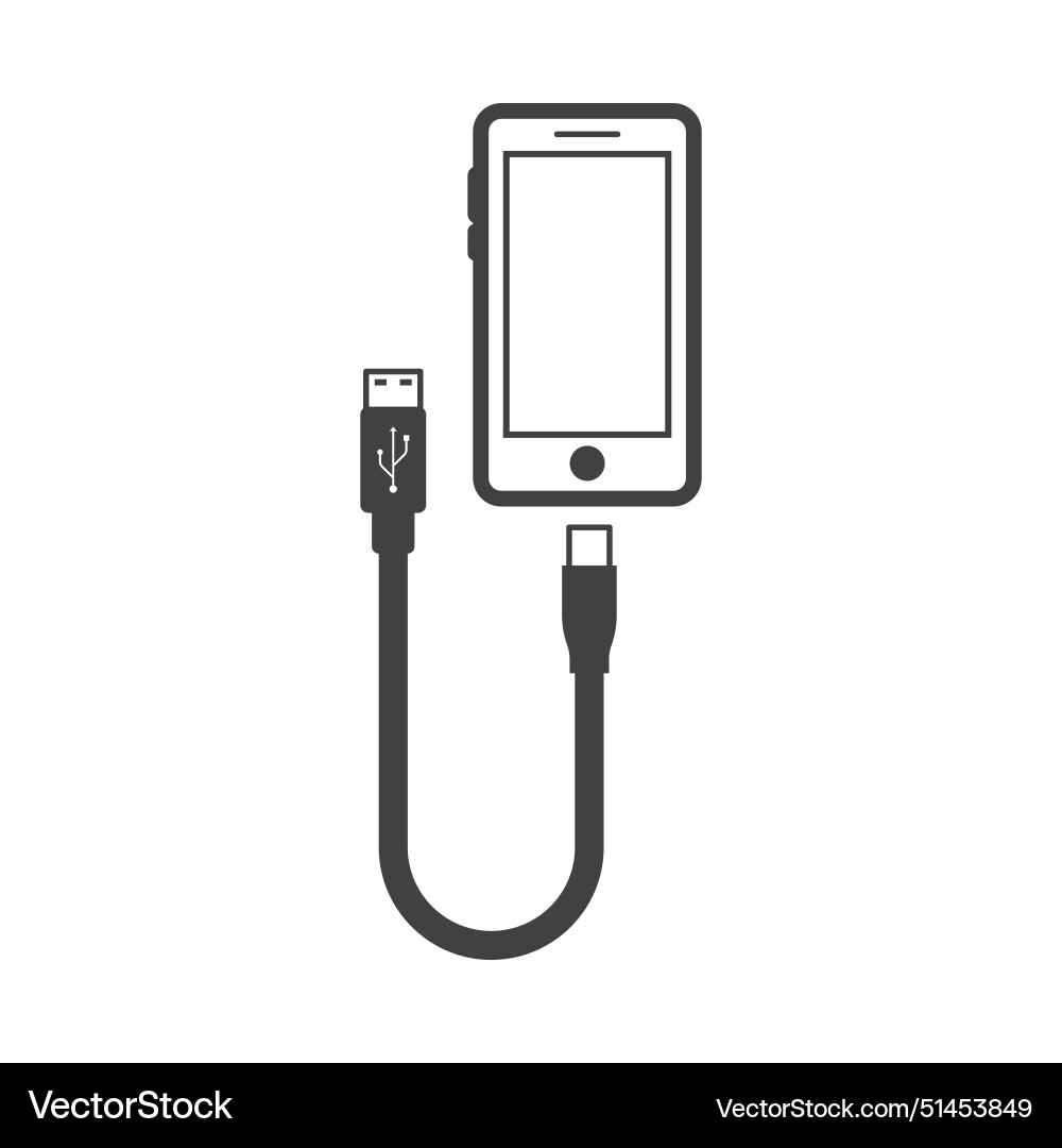 Usb data transfer icon Royalty Free Vector Image