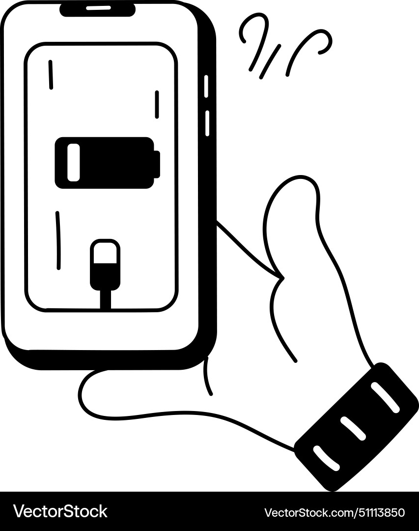 Dead battery Royalty Free Vector Image - VectorStock