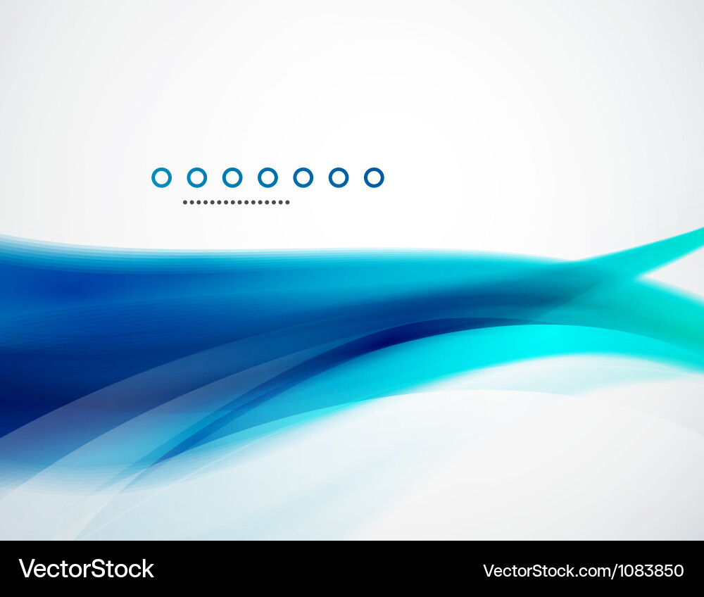 Ocean Wave Template Royalty Free Vector Image - VectorStock