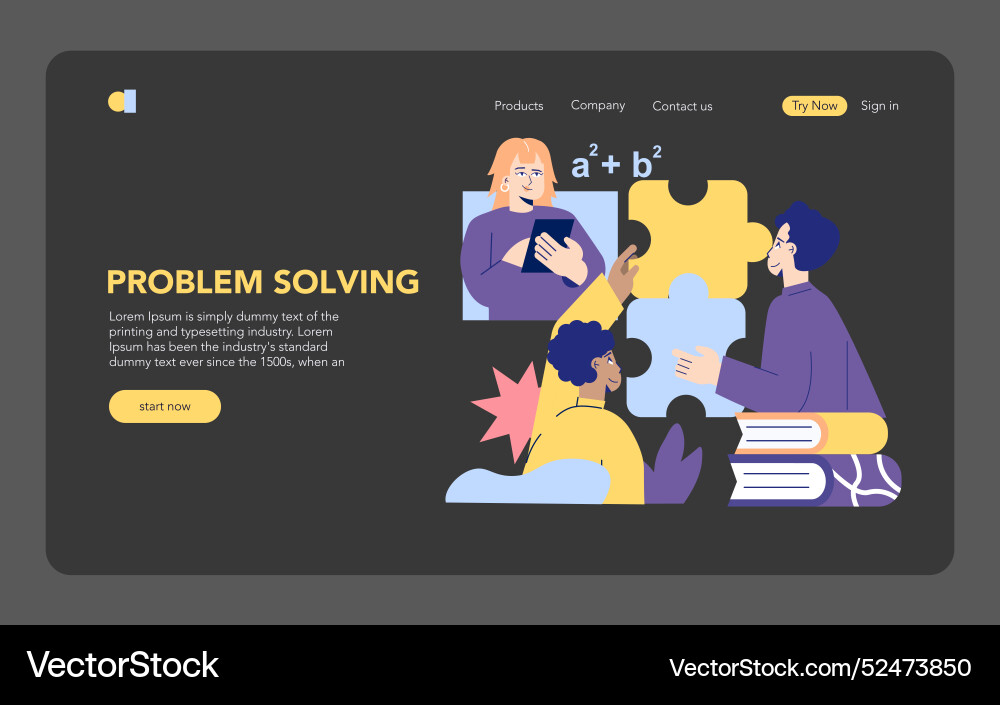 Stem education flat Royalty Free Vector Image - VectorStock