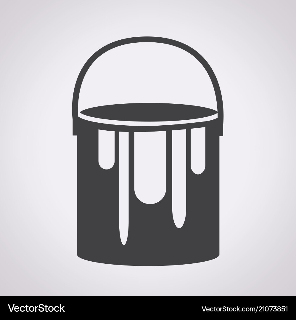 Paint can icon Royalty Free Vector Image - VectorStock
