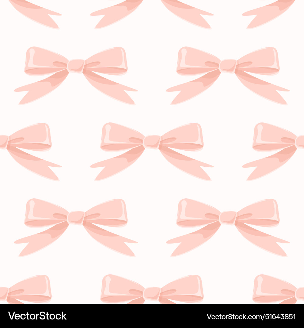 Seamless pattern with cute pink flat Royalty Free Vector