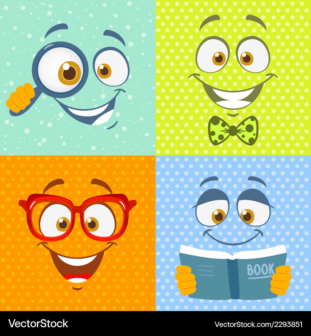Smiles cute Royalty Free Vector Image - VectorStock