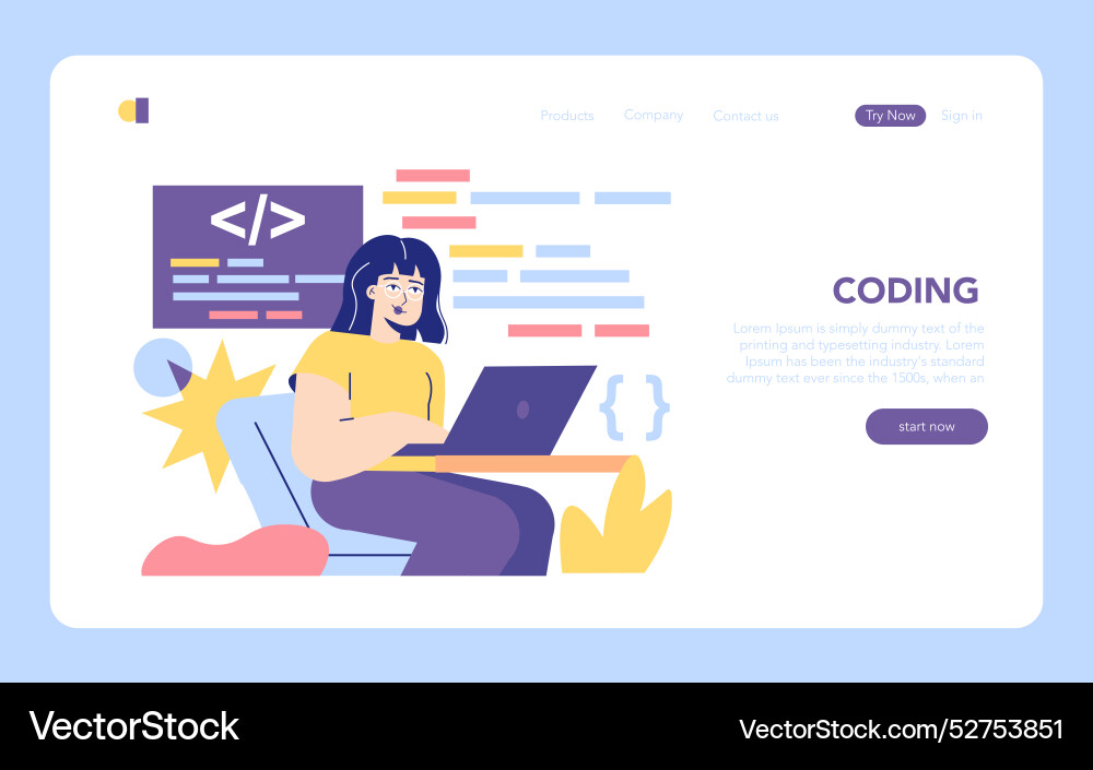 Stem education flat Royalty Free Vector Image - VectorStock