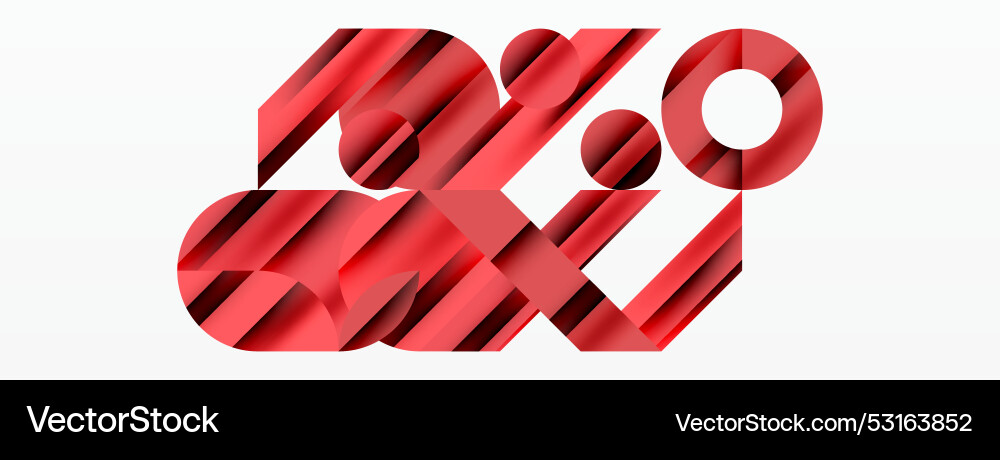 Geometric diagonal line and circle shape wide Vector Image