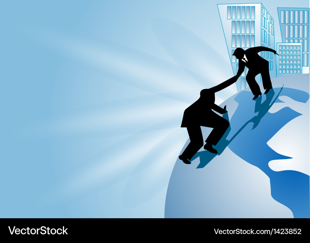 Helping hand Royalty Free Vector Image - VectorStock