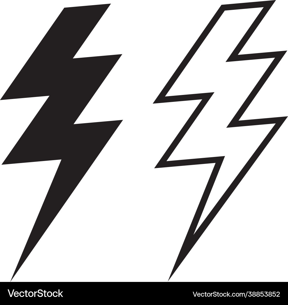 Lighting sign Royalty Free Vector Image - VectorStock