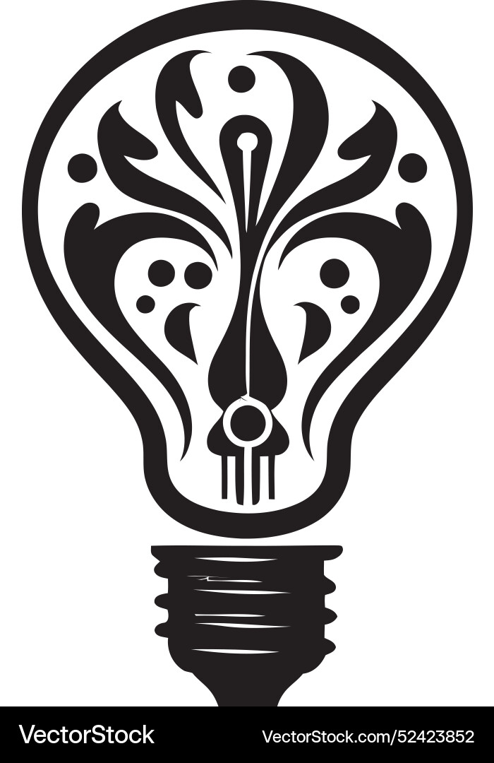 Radiant sketches decorative light Royalty Free Vector Image