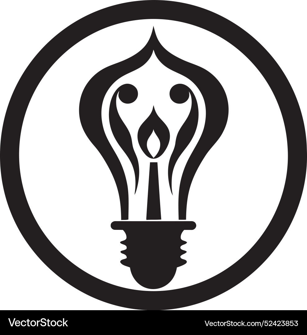 Crafting luminous scenes decorative light Vector Image