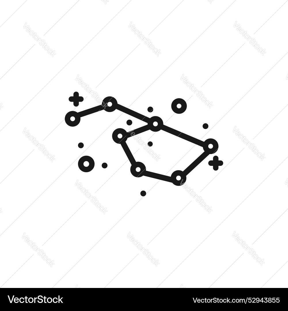 Constellation icon Royalty Free Vector Image - VectorStock
