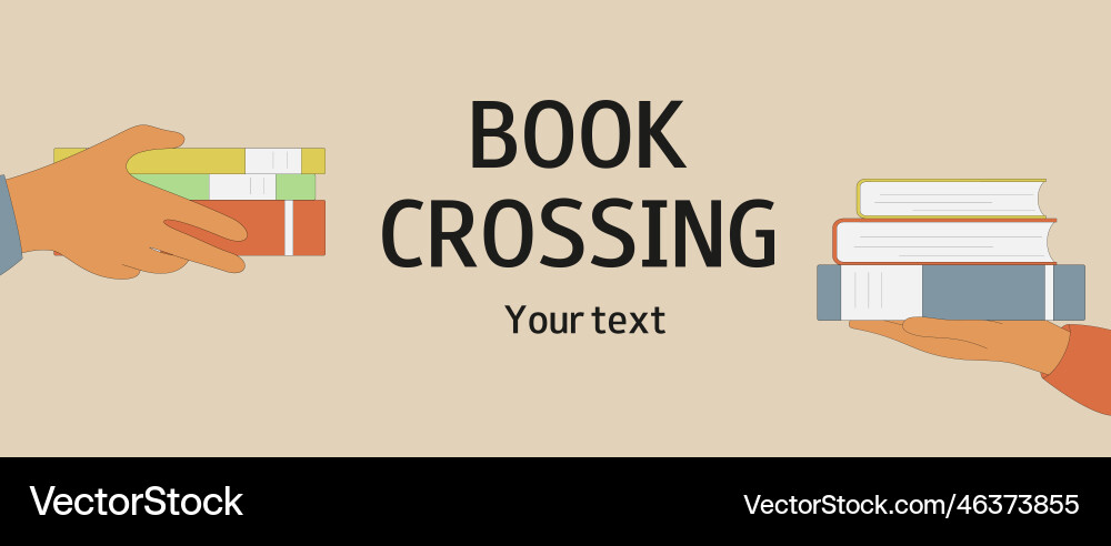 Hands Exchanging Books Royalty Free Vector Image