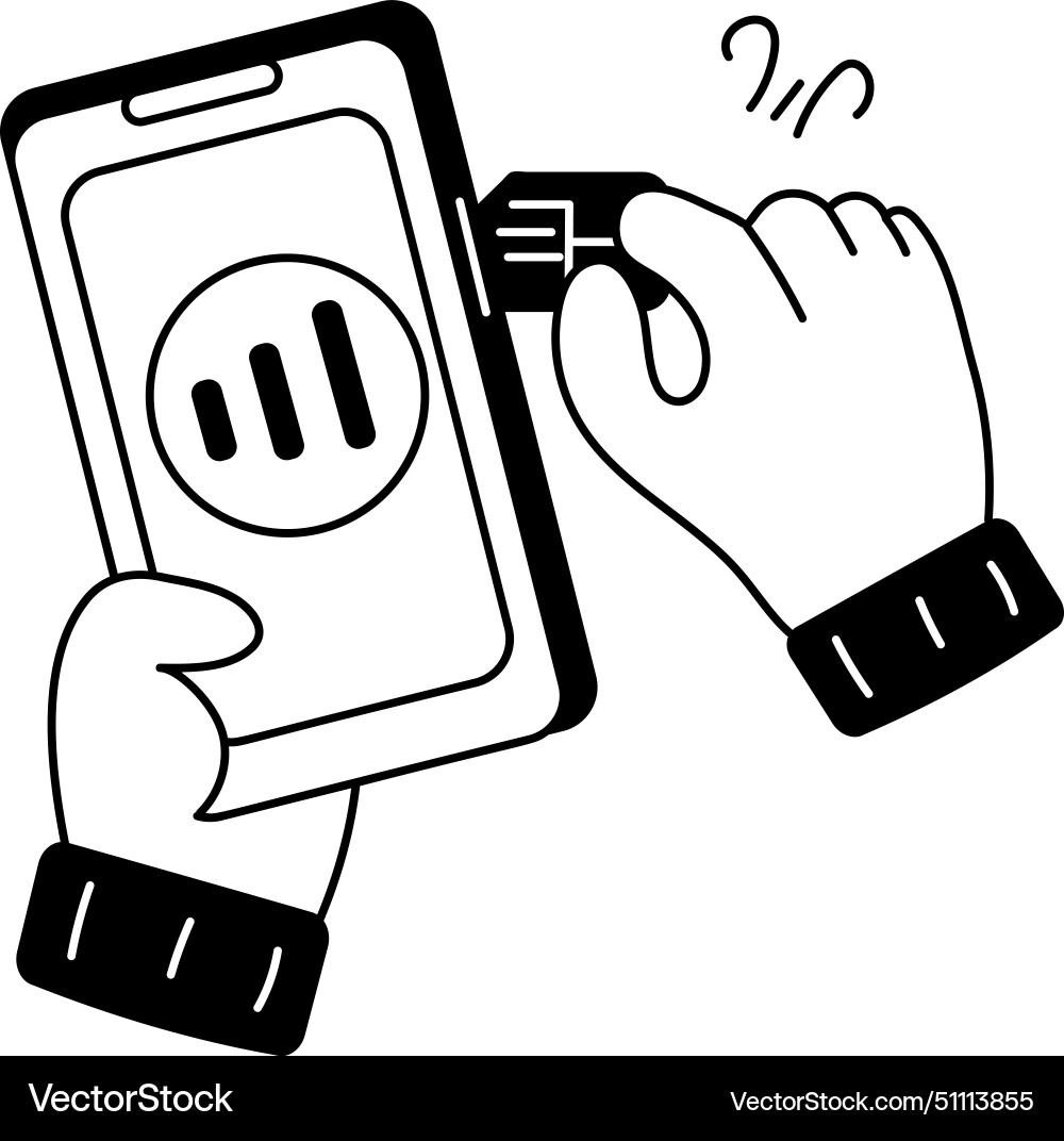Mobile sim Royalty Free Vector Image - VectorStock
