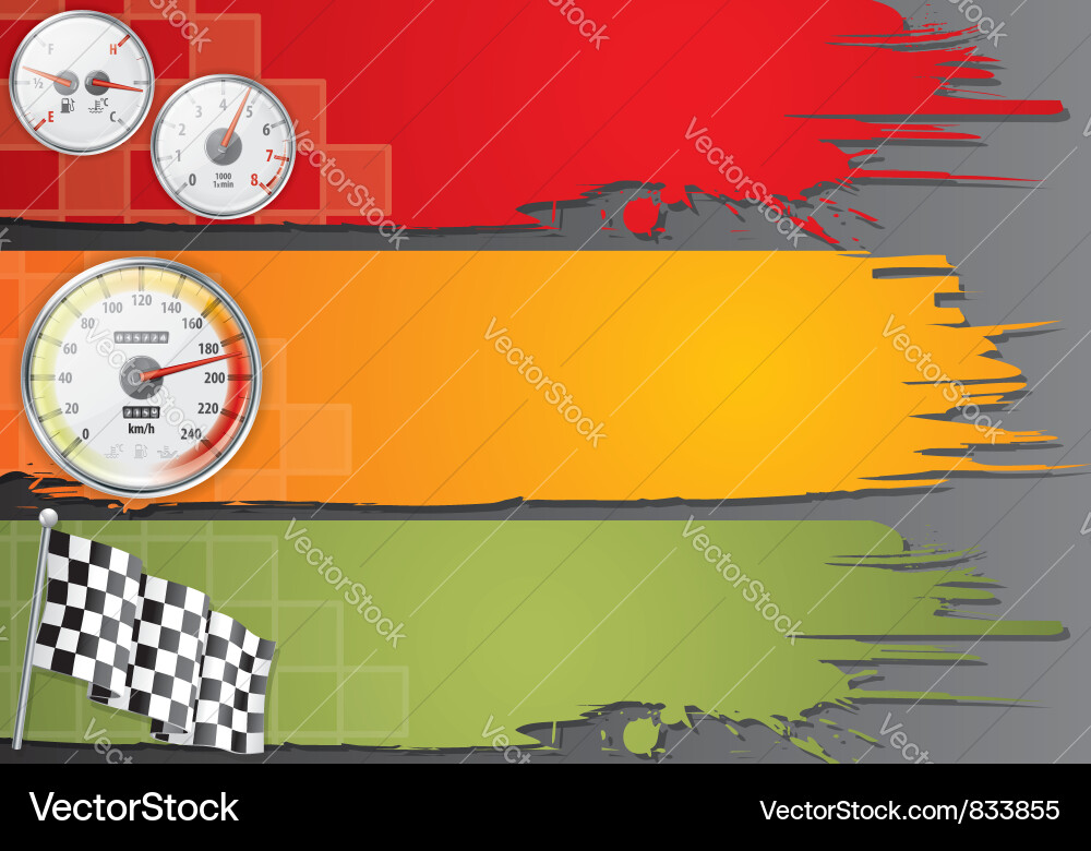Three speed frame Royalty Free Vector Image - VectorStock