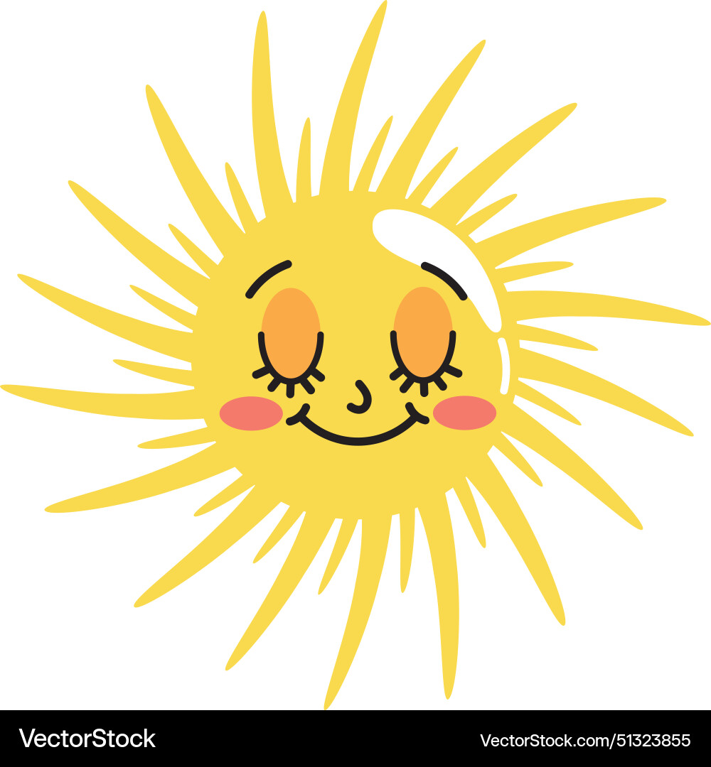 Yellow day design Royalty Free Vector Image - VectorStock