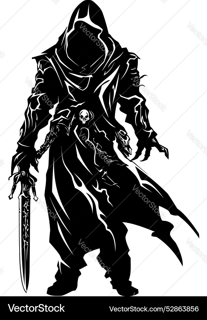 Dread reaper weapons logo phantom executioner Vector Image