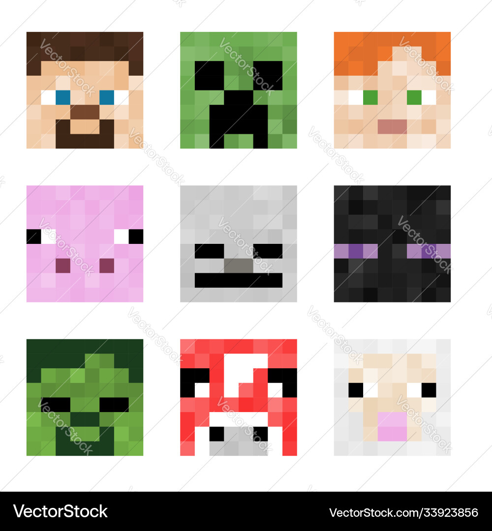 Minecraft Vector Images (over 730)