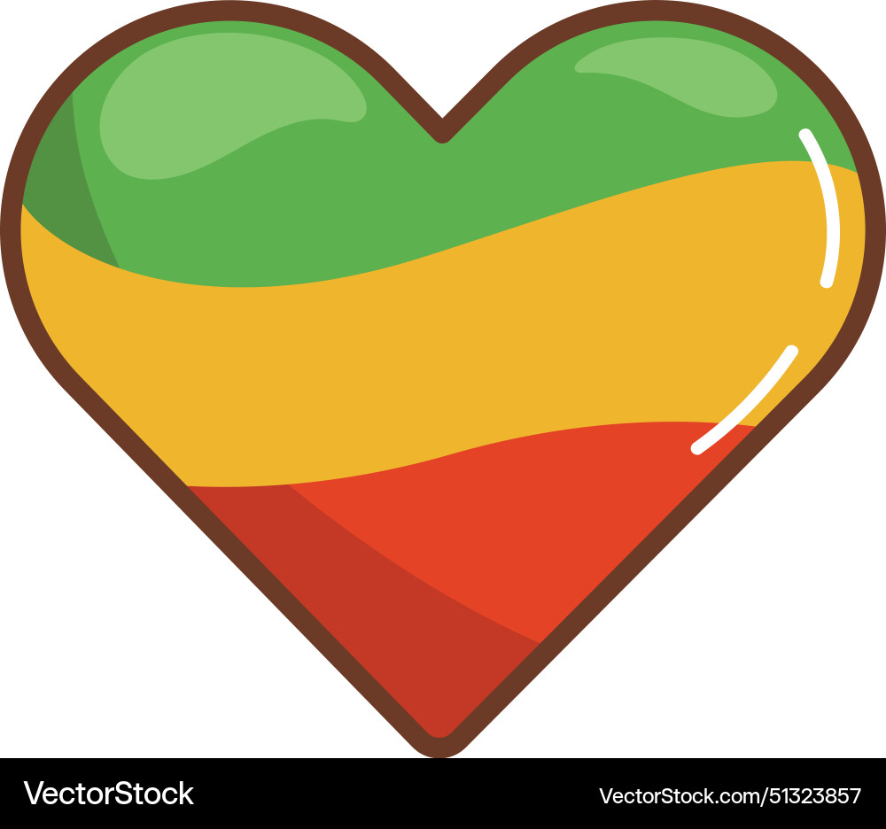 Reggae music notes Royalty Free Vector Image - VectorStock