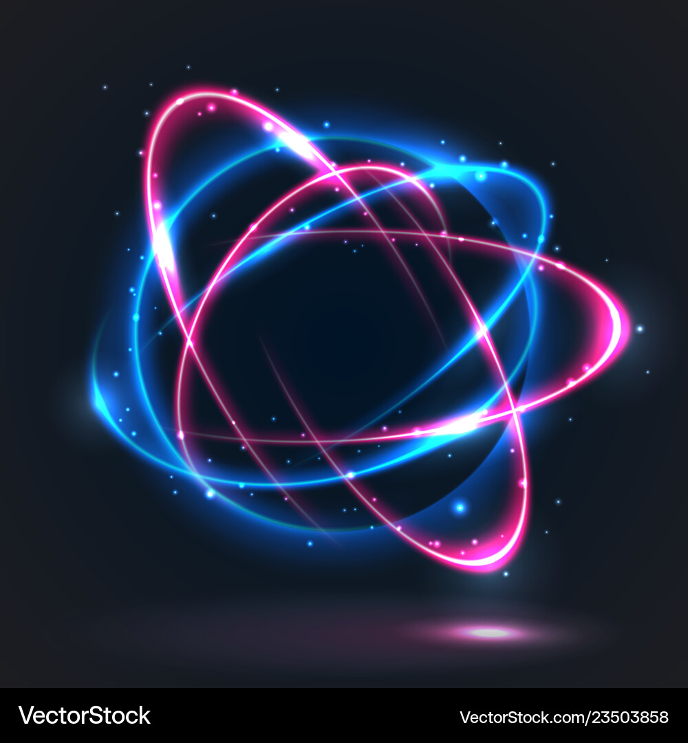 Circular lens flare Royalty Free Vector Image - VectorStock
