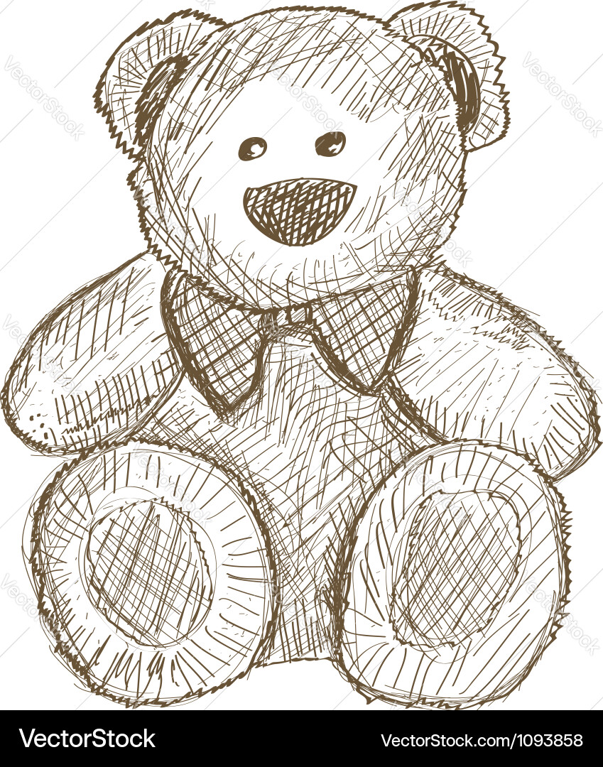 Teddy bear Royalty Free Vector Image - VectorStock