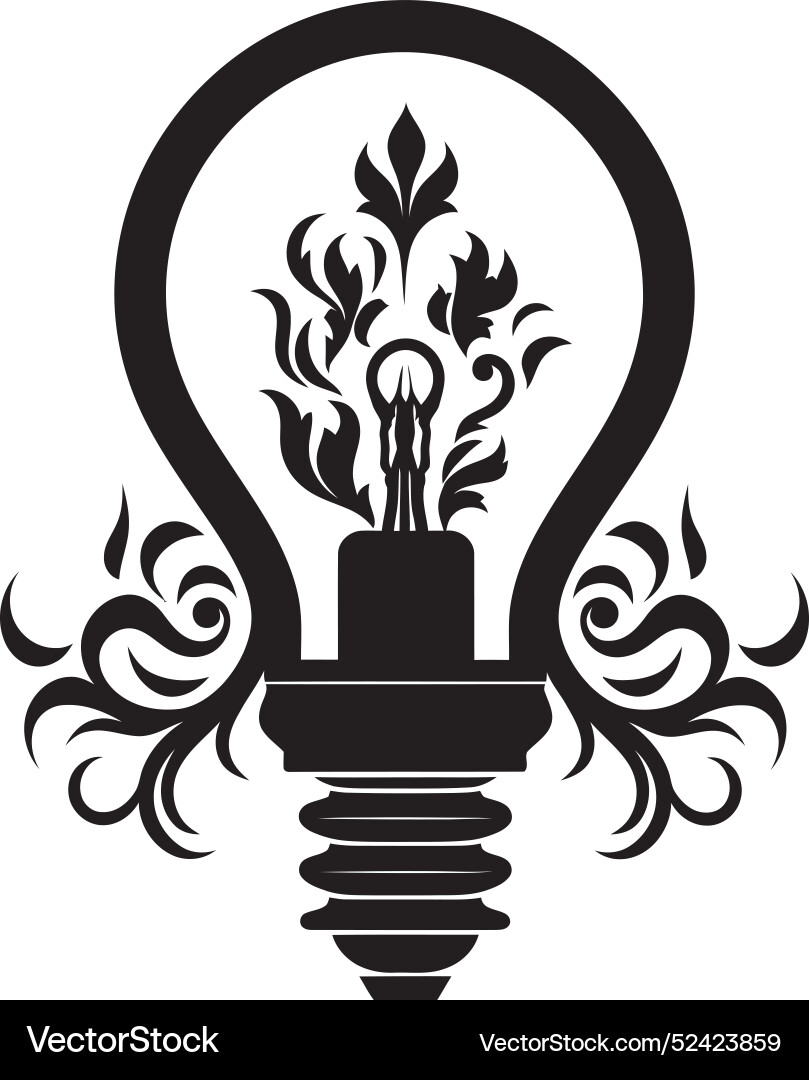 Drawing lights symphony decorative r Royalty Free Vector