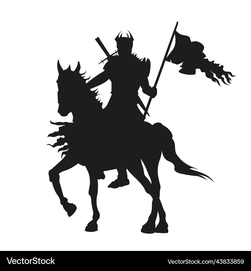 Fantasy Knight On Horse