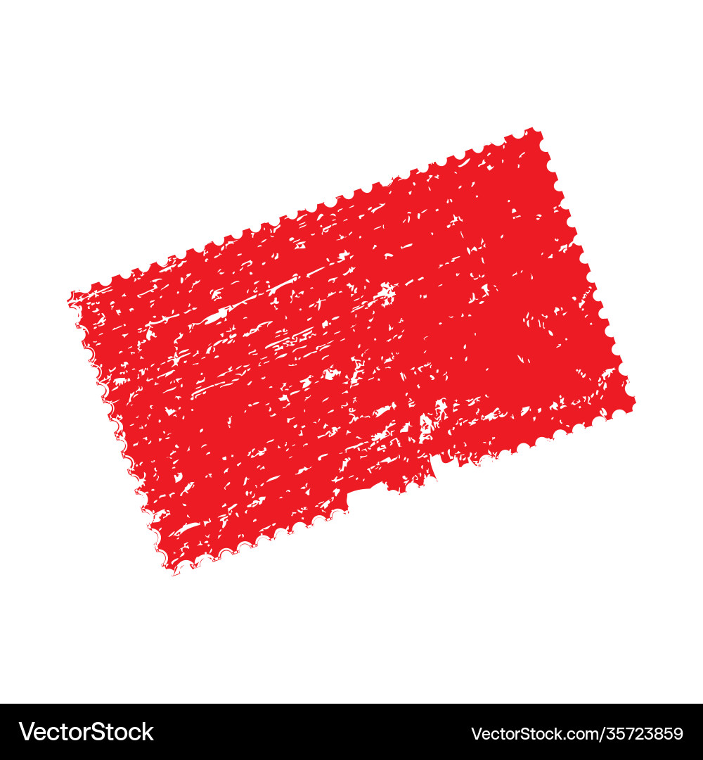 Grunge Red Stamp - Distress Texture Royalty Free Vector