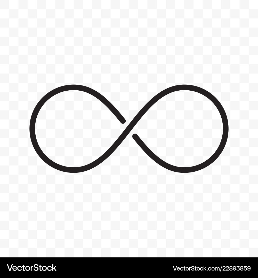 Infinity Symbol Line Icon – Royalty-Free Vector | VectorStock