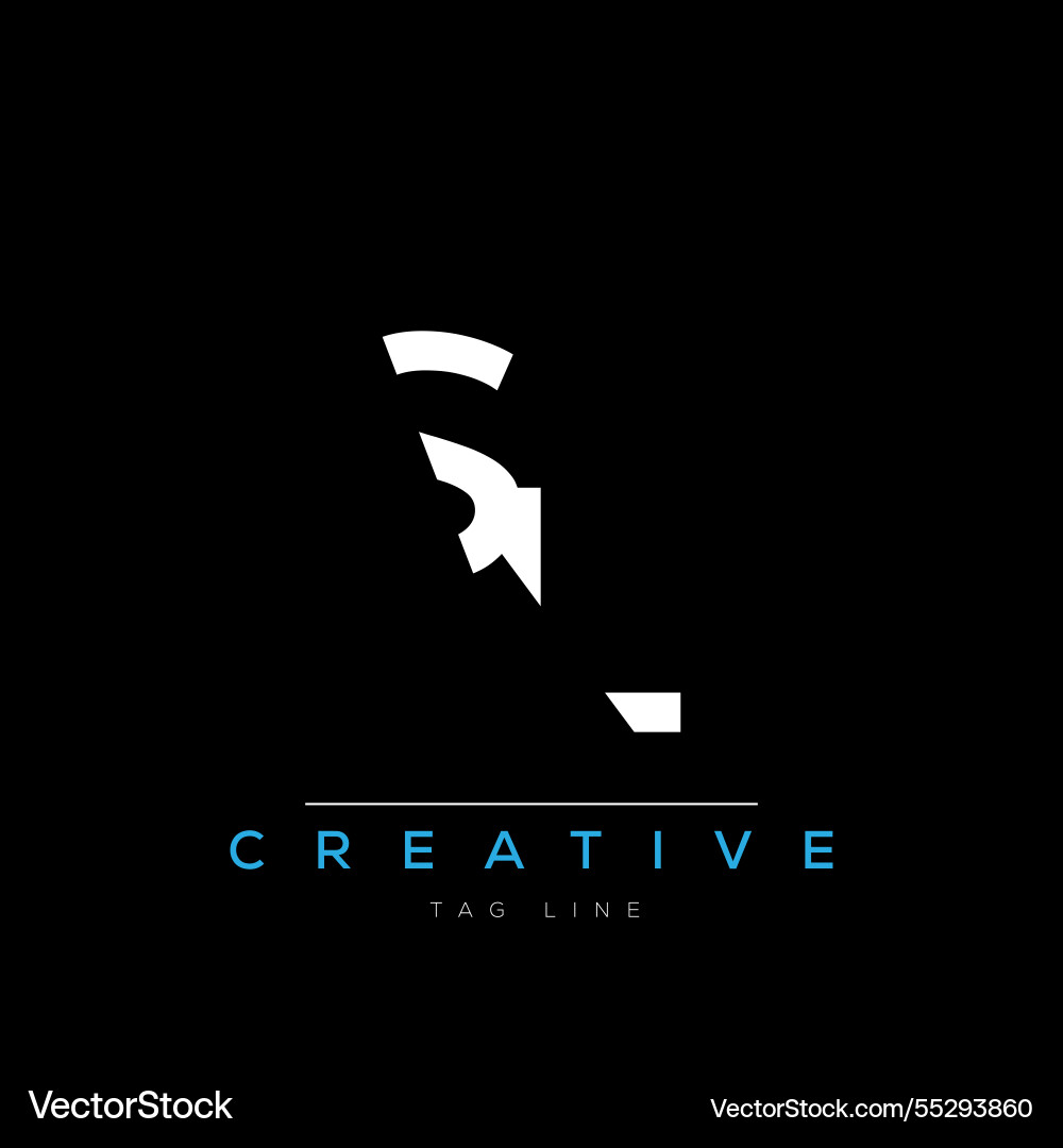 Sl creative monogram logo Royalty Free Vector Image