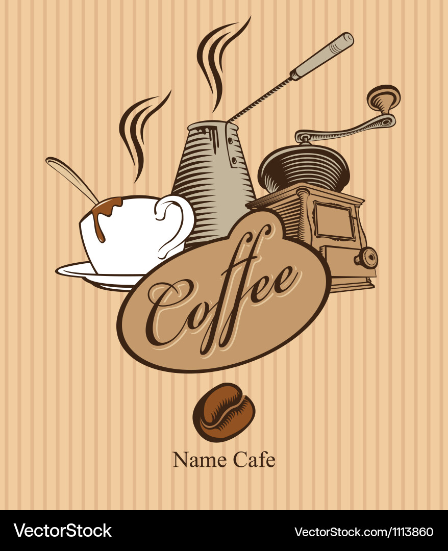 Triple coffee Royalty Free Vector Image - VectorStock
