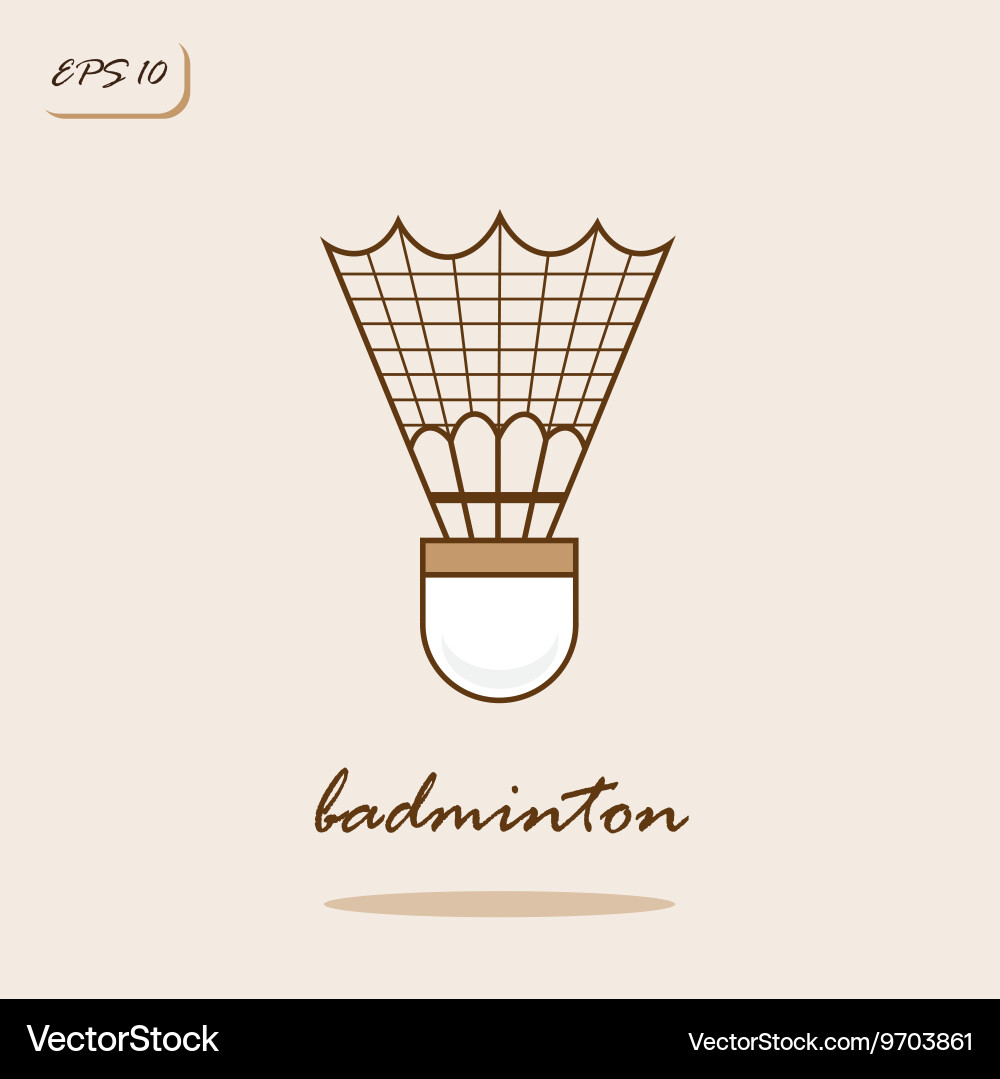 Badminton Royalty Free Vector Image - VectorStock