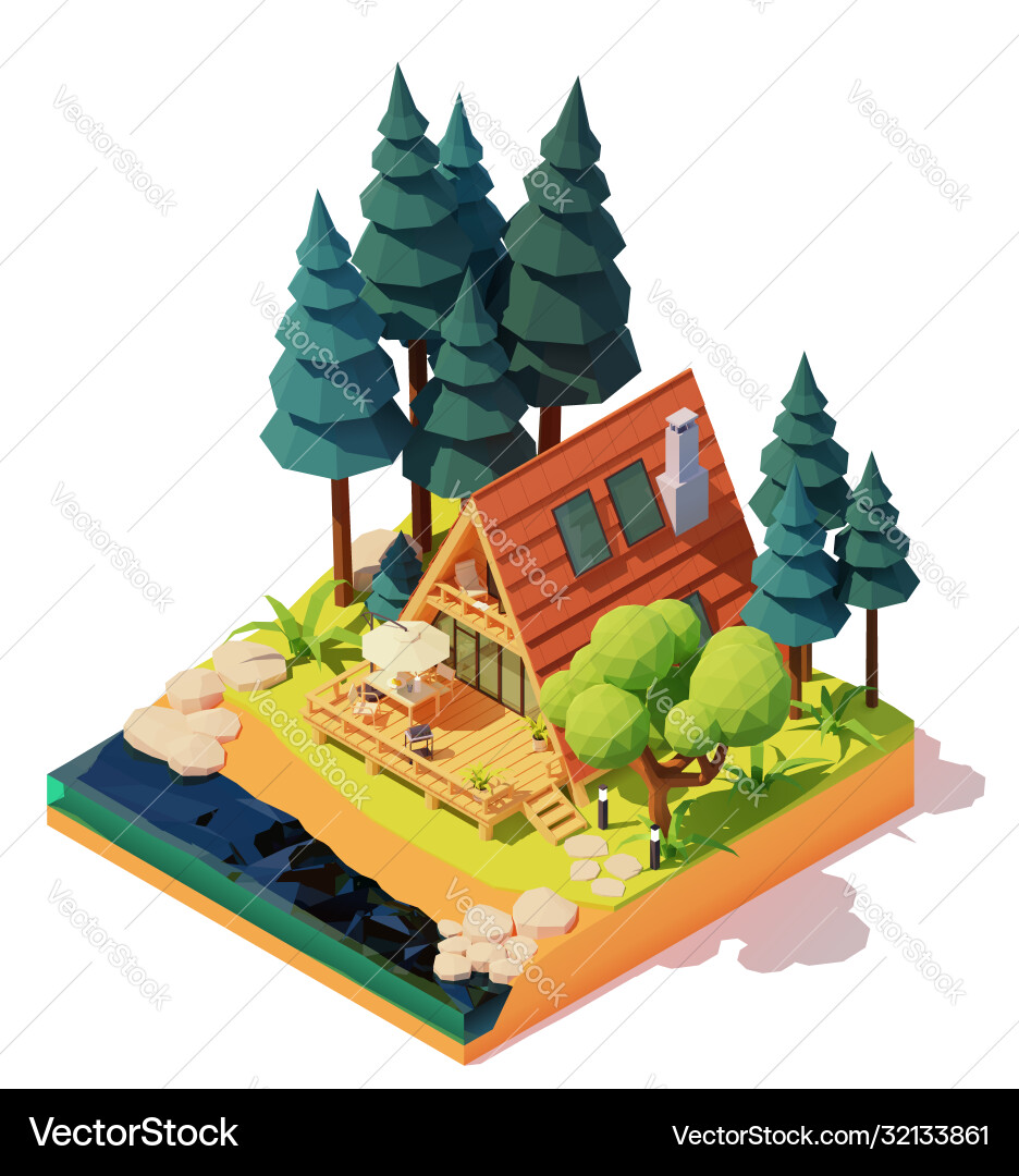 Lake Isometric Vector Images (over 2,500)