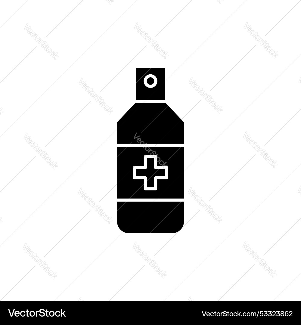 Medical pump icon isolated on white background Vector Image